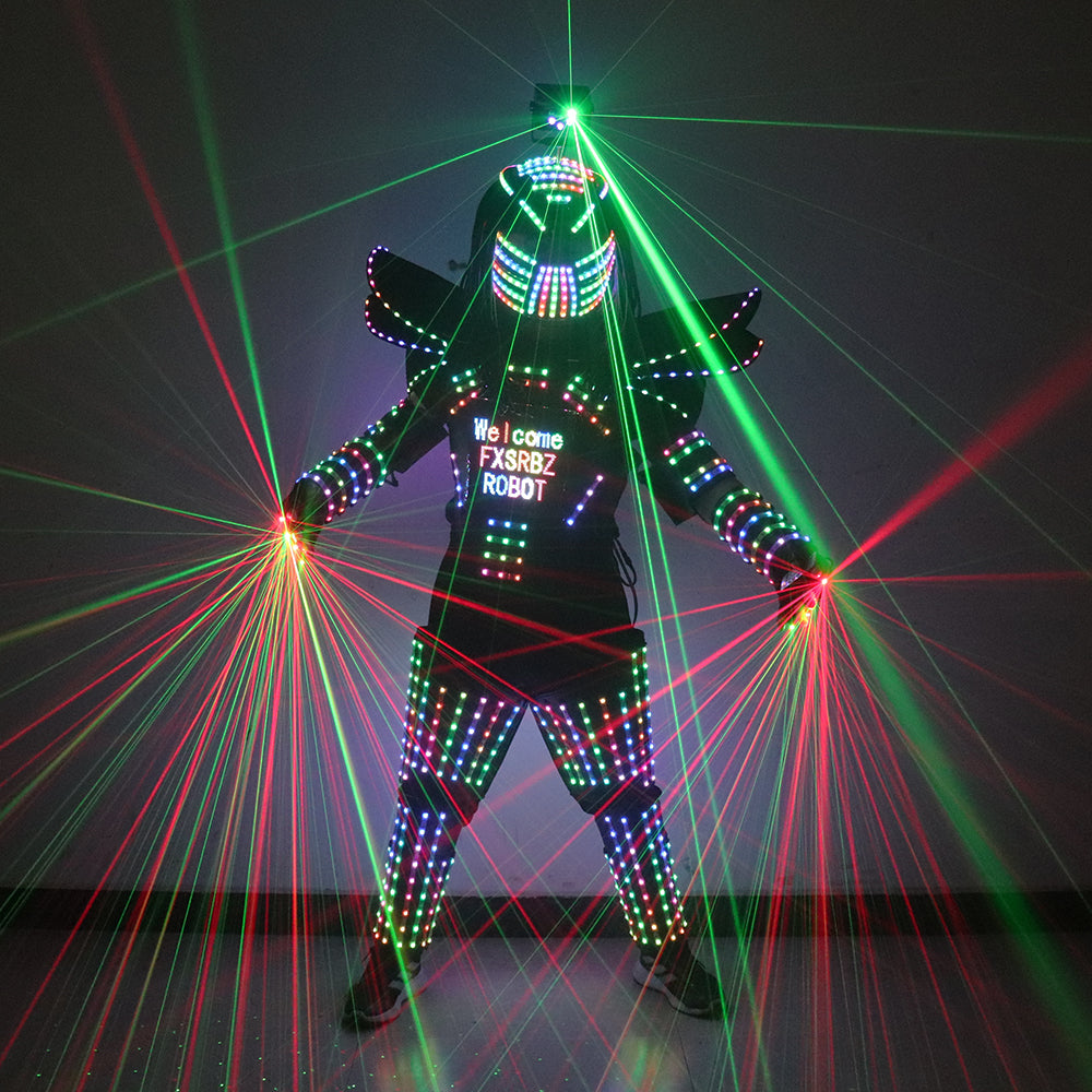 Full Color Pixels LED Robot Costume-0165 – LED Robot Suit