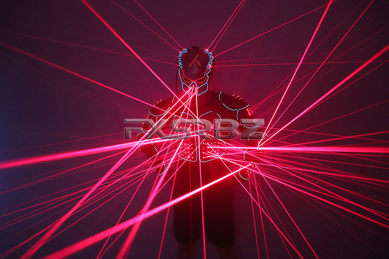 Laser Robot Suit 650nm Red Laser Armor Costumes Laser Man Stage Perfor ...
